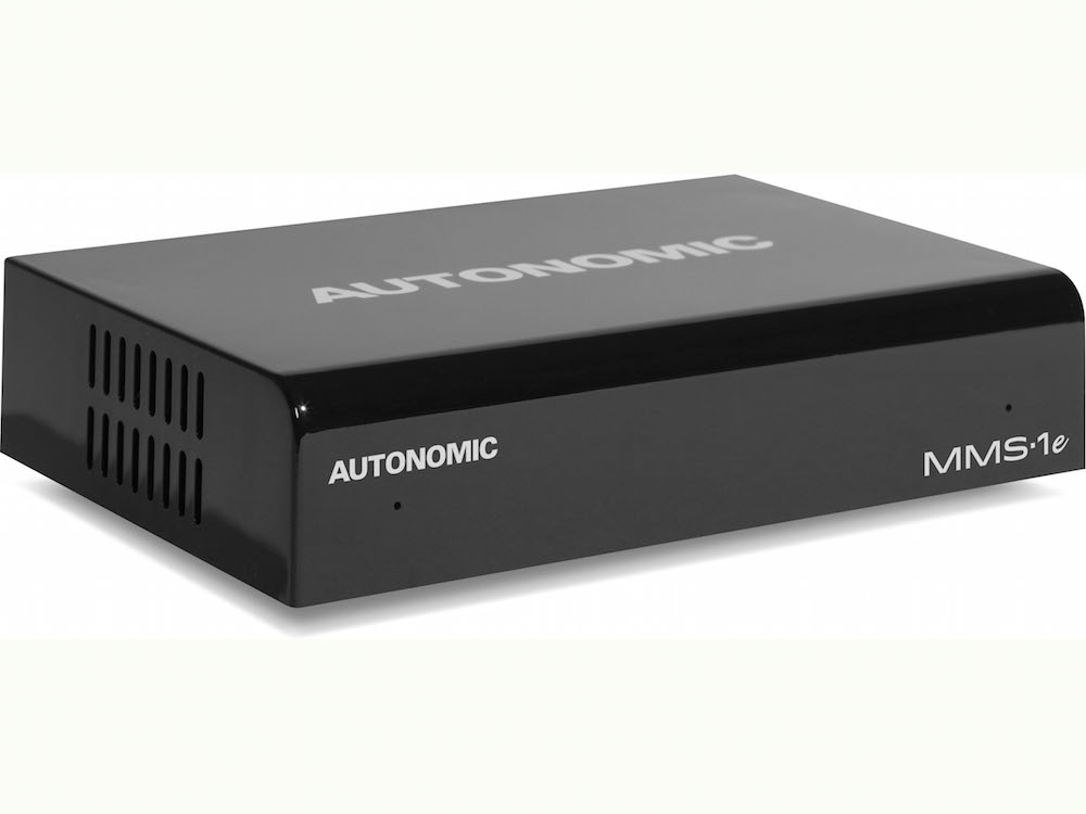 Autonomic Introduces MMS-1e Audio-over-Ethernet Music Streamer
