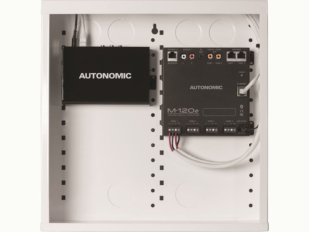 Autonomic Launches Whole-House Music Player, Four-Zone Amp