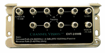 Channel Vision Adds Cable Amplifiers