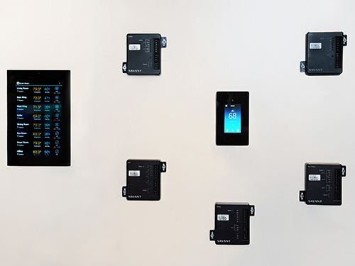 Savant Thermostat Doubles as Touch Panel