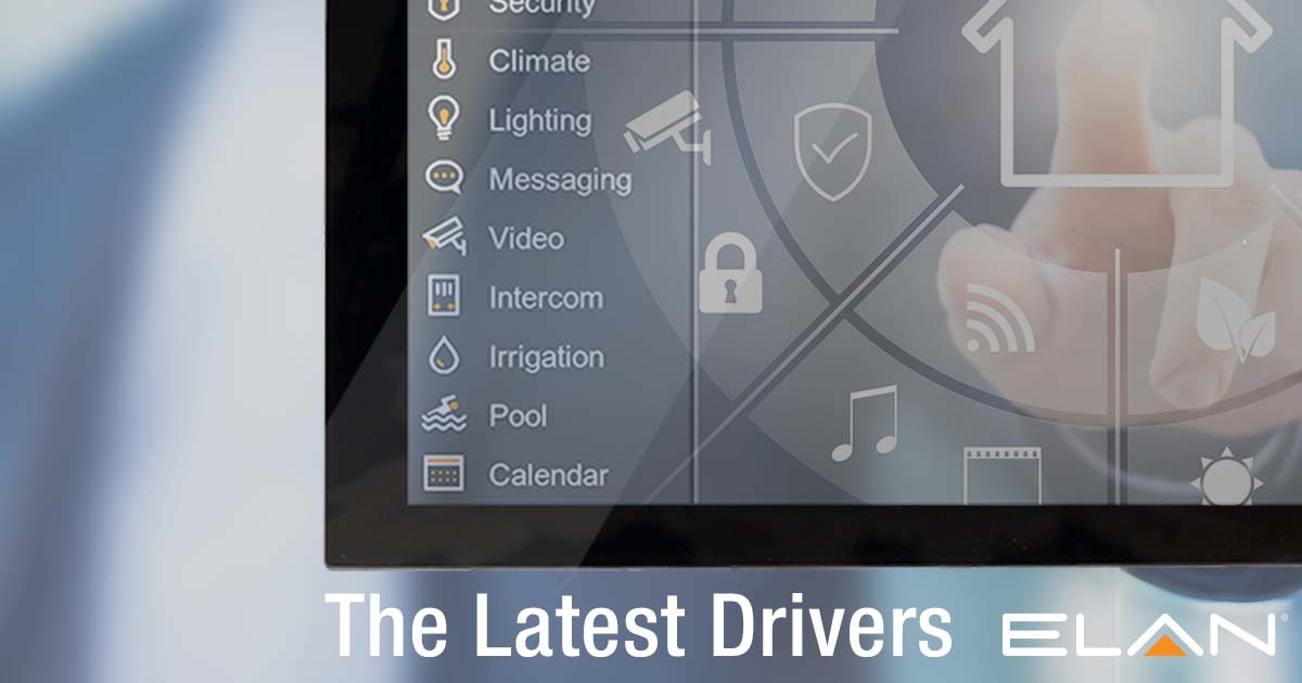 ELAN Releases 27 New Drivers to Integrate with Lutron, Kaleidescape ...