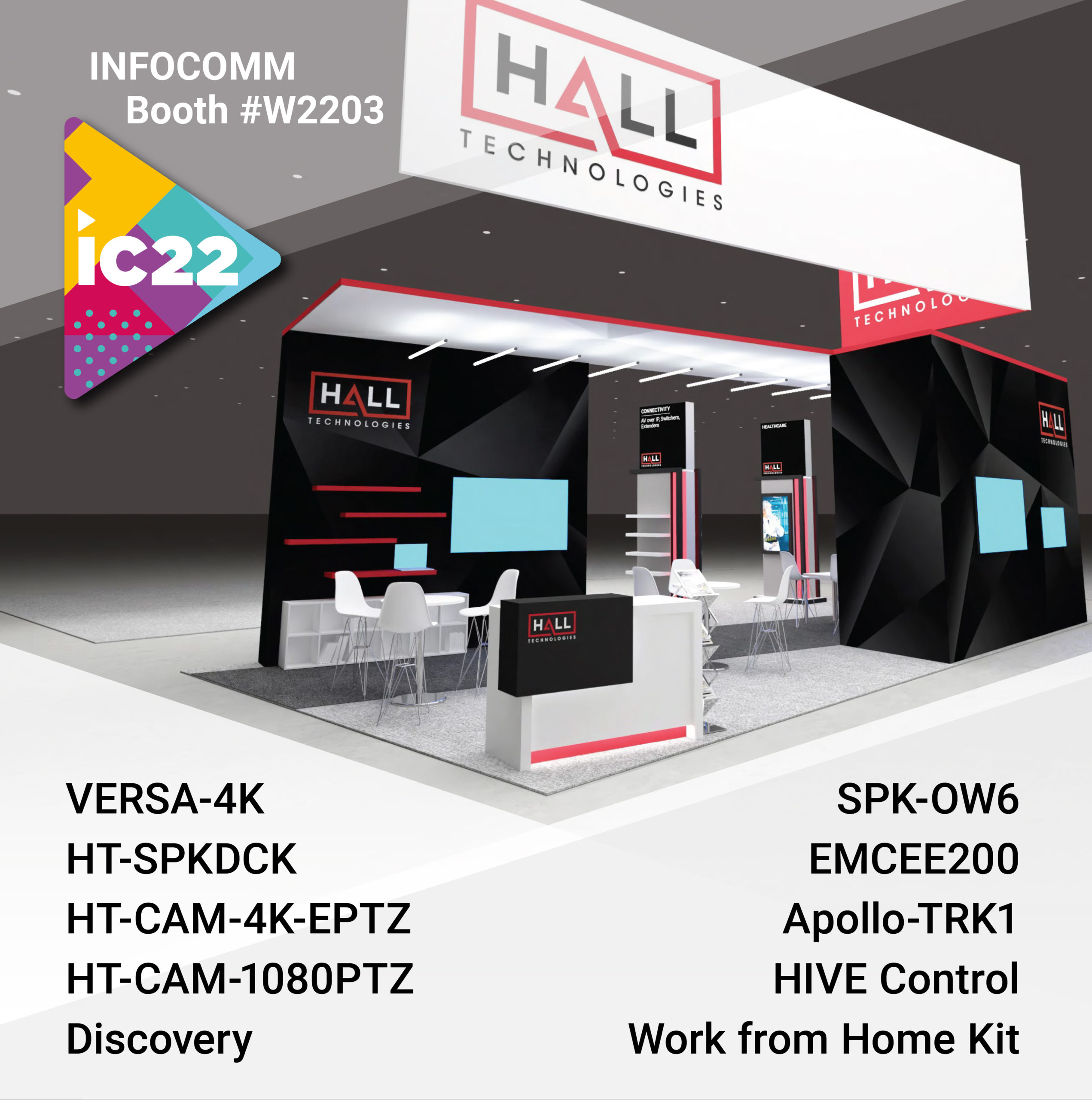 Hall Technologies to Showcase Work from Home Kit, More at InfoComm 2022 ...