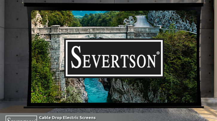 Severtson Screens Launches Cable Drop Series of Motorized Projection ...