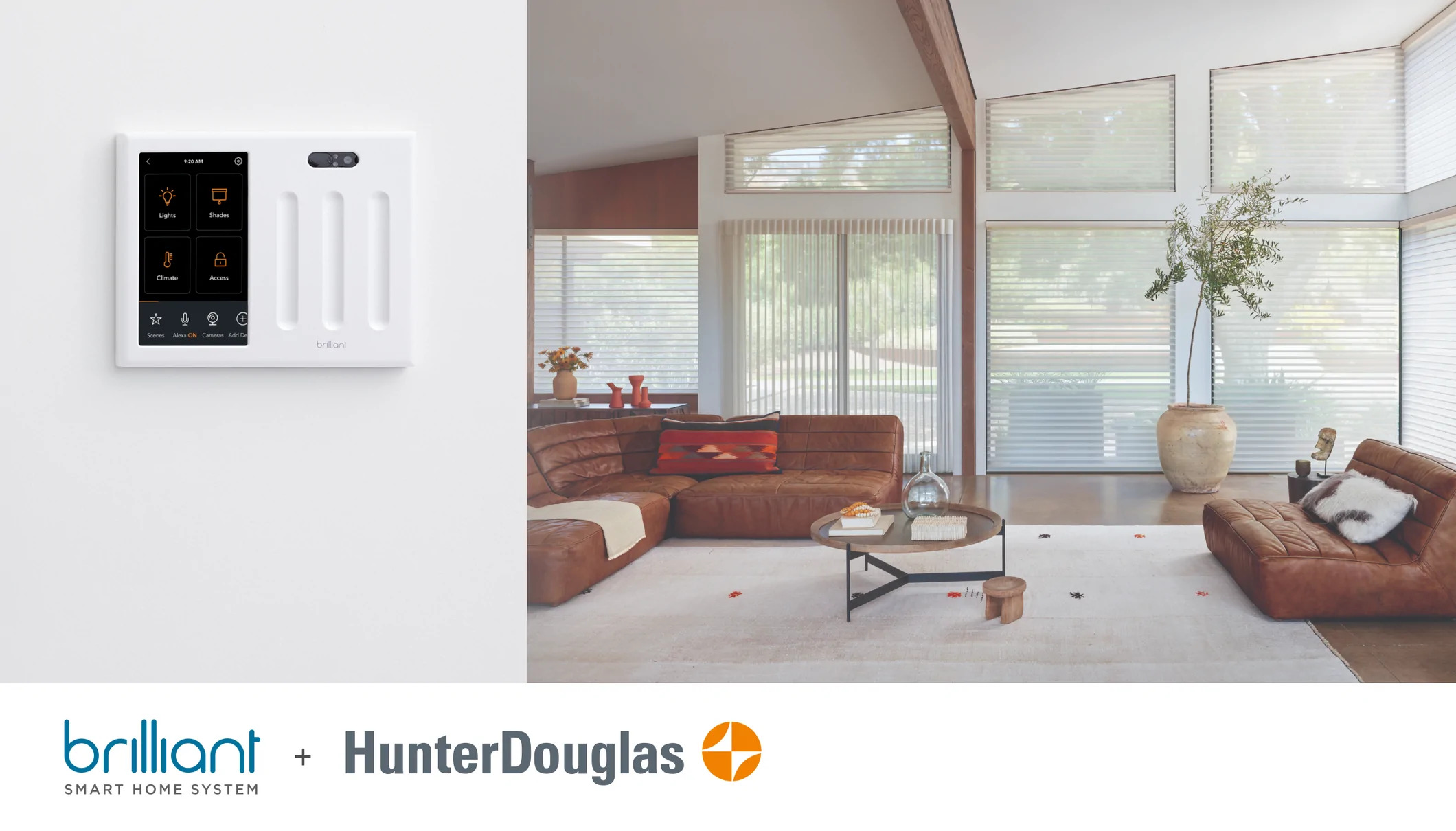 Brilliant Now Integrates With Hunter Douglas PowerView Automation ...