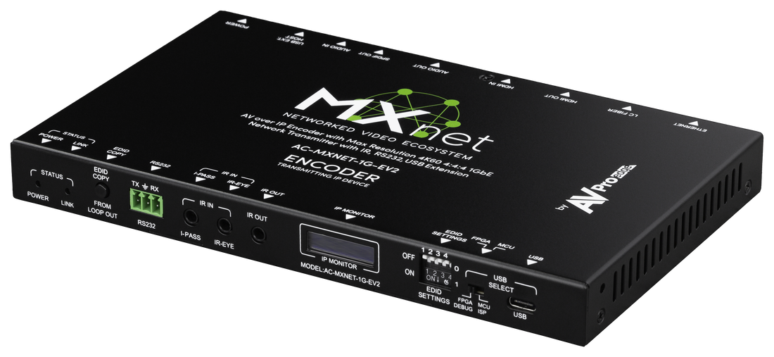 AVPro Edge Release Evolution II MXNET-1G Encoder and Decoder - Residential Systems