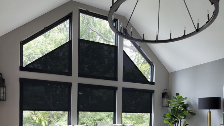 Draper Unveils Shading Solution for Angled Windows - Residential Systems