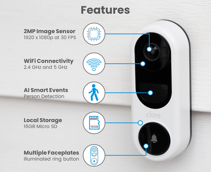 Snap One Launches New Smart Video Doorbell for Integration with ...