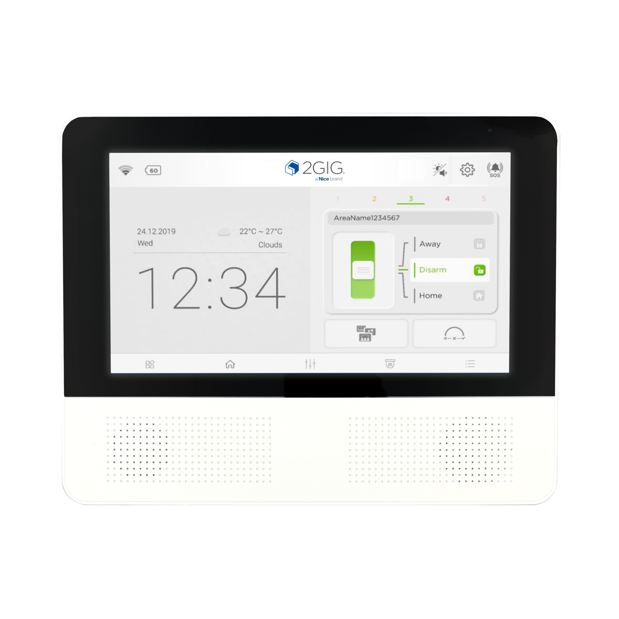 Nice Previews 2GIG GC Touch Panel at ISC West 2025 - Residential Systems