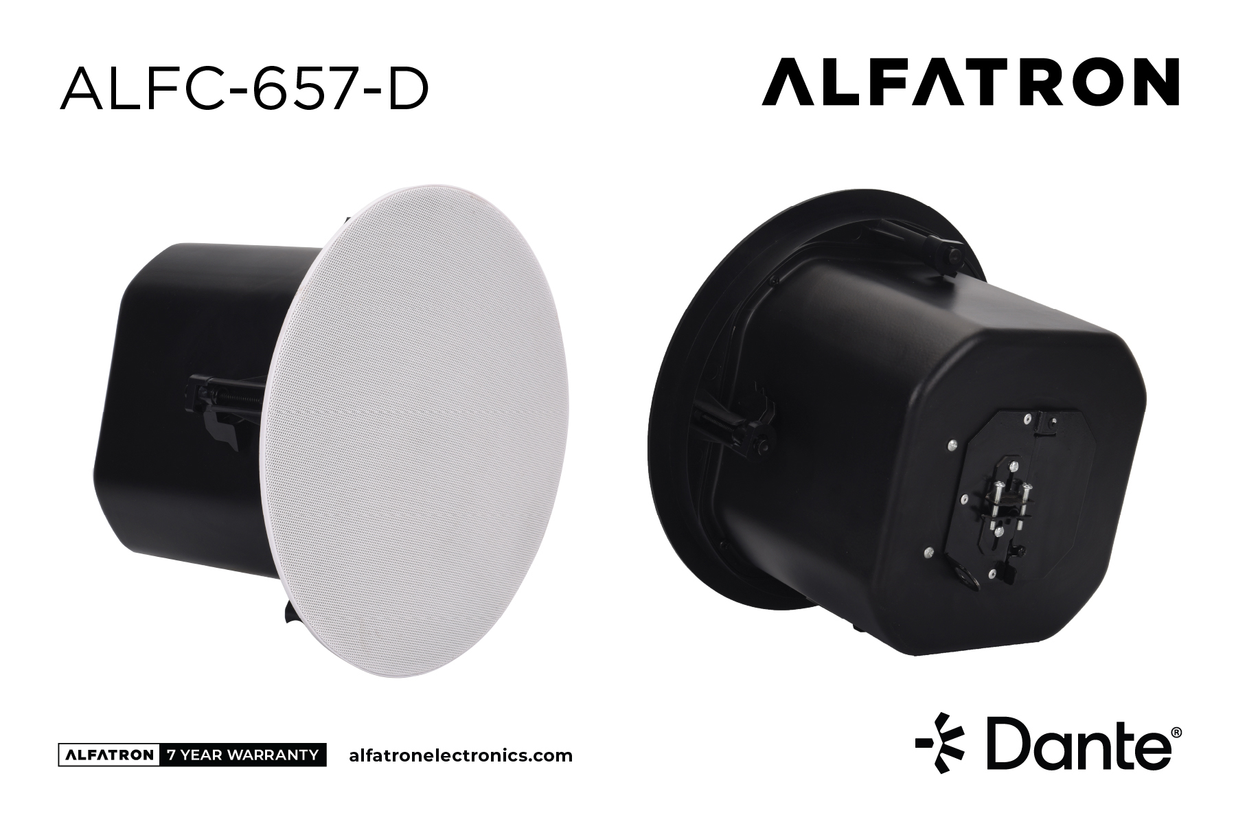 Alfatron Electronics Releases Dante Ceiling Speakers - Residential Systems