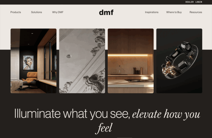 DMF Lighting Revamps Website and Dealer Portal Experience - Residential Systems