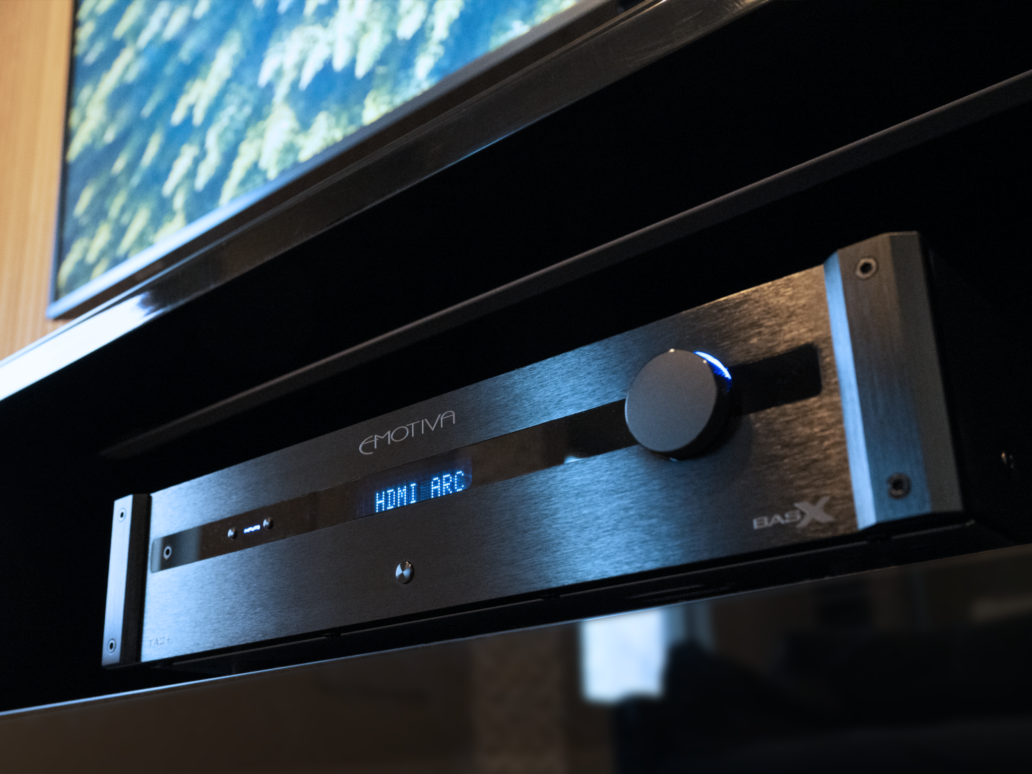 Emotiva Audio Ships BasX TA2+ Preamp/DAC/Tuner/Amplifier - Residential ...