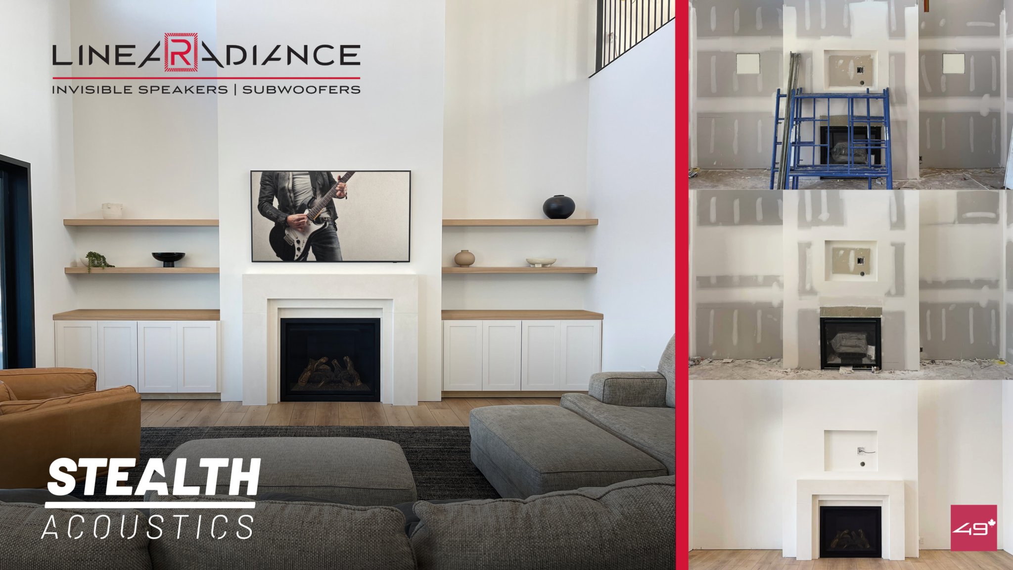 Stealth Acoustics LineaRadiance 430 Invisible Speakers Review ...